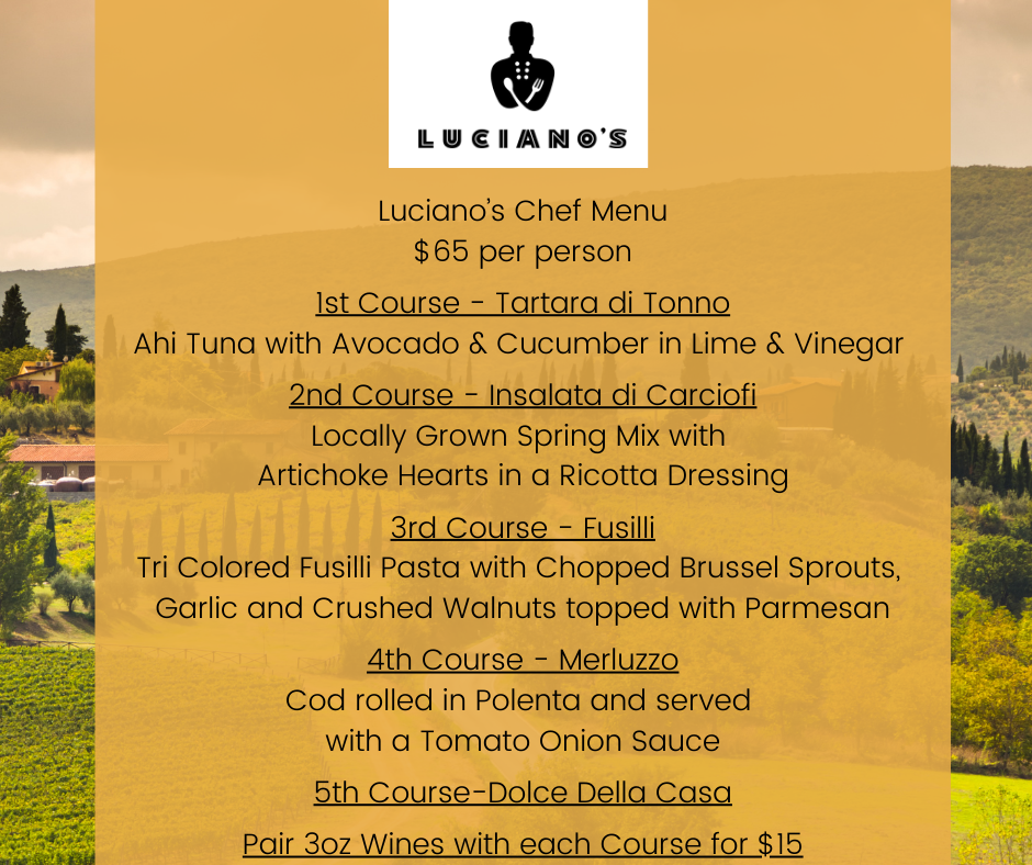 Chef's Menu - Luciano's