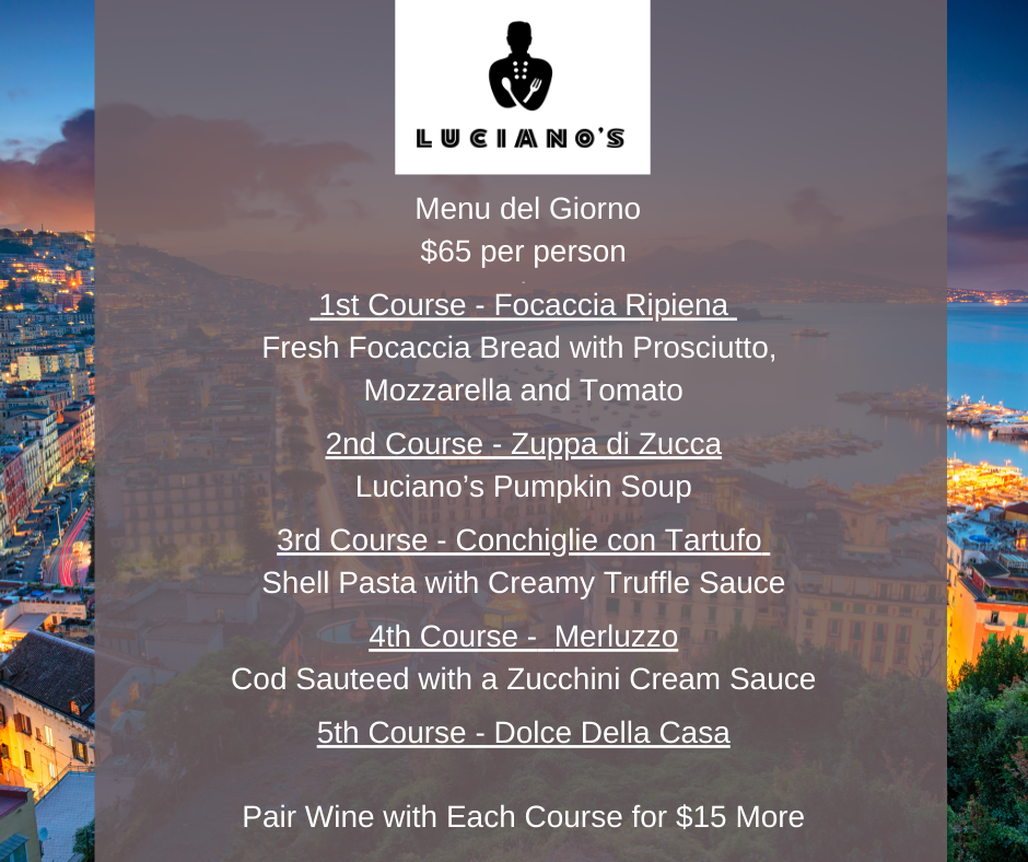 Chef's Menu - Luciano's