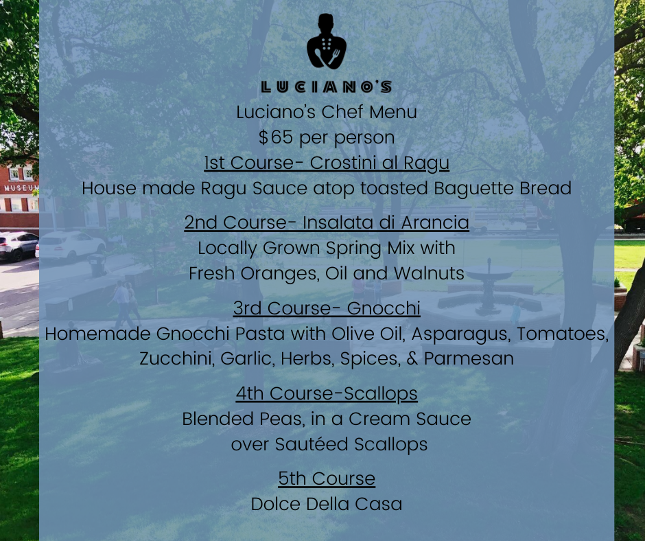Chef's Menu - Luciano's